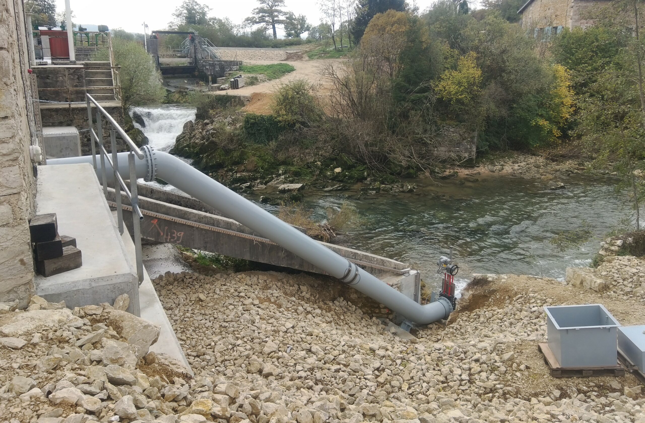 Dam siphon priming and flow rate: case study | Optifluides